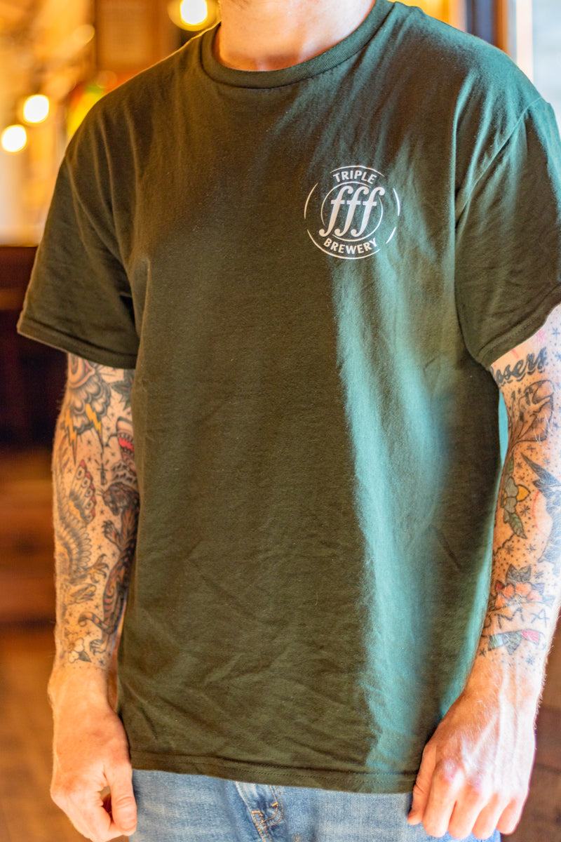 Pressed Rat & Warthog Back Print T-Shirt | Triple fff Brewery